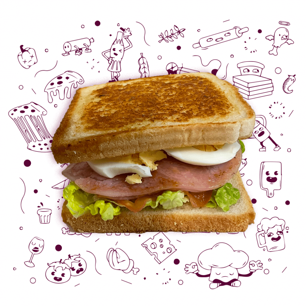 Sandwich Americano - Don Castello